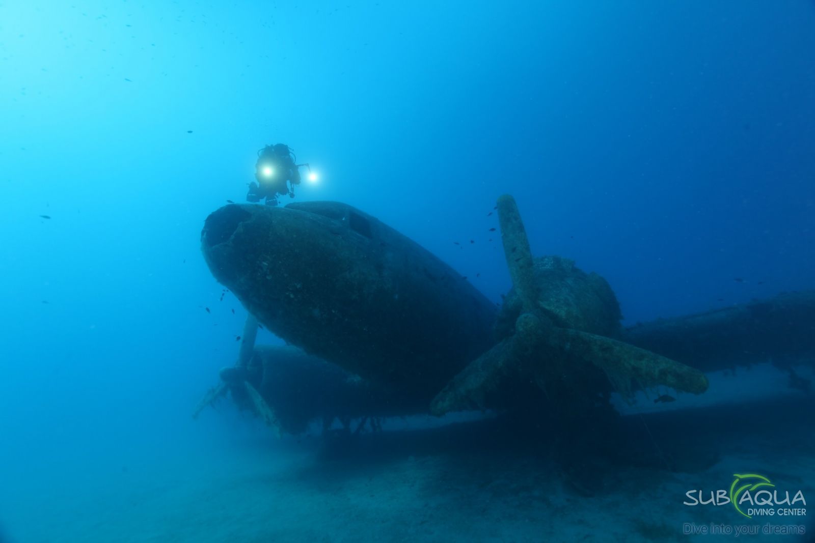 C47 Dacota Plane | SubAQUA Diving Center Kas